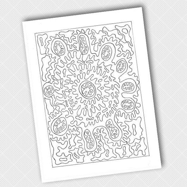 Printable Science Adult Colouring Pages With Geometric - Etsy Canada