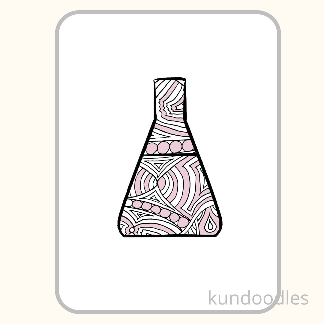 Printable Science Adult Coloring Pages. SCIENCE Flasks, Science ...