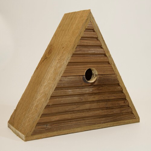 Triangular Birdbox / Wooden Birdbox / Wall Mounted / Pine and - Etsy UK