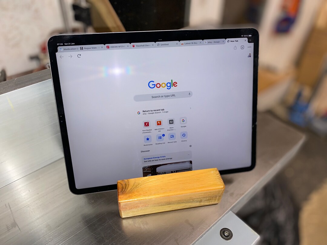 IPad Hold / iPhone Holder / Recipe Book Holder - Etsy UK