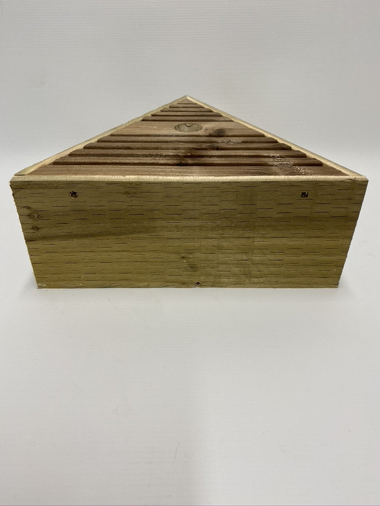 Triangular Birdbox / Wooden Birdbox / Wall Mounted / Pine and | Etsy