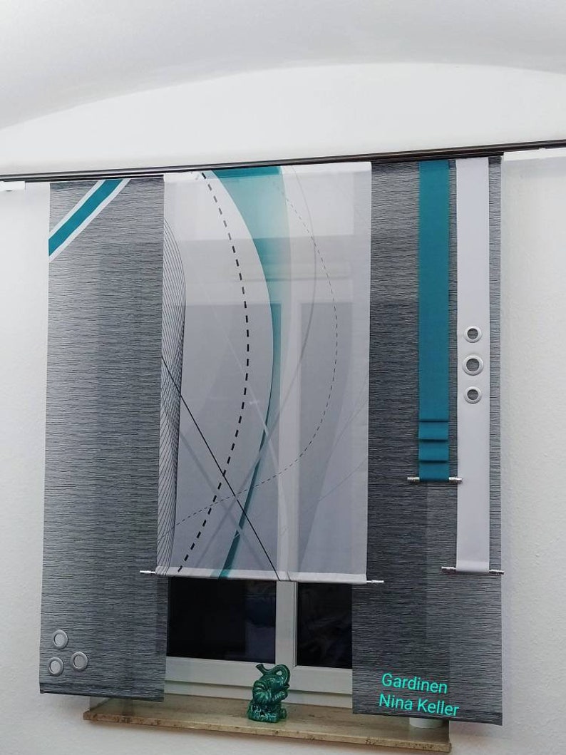 Gardinen Flächengardinen Set modern - Etsy.de