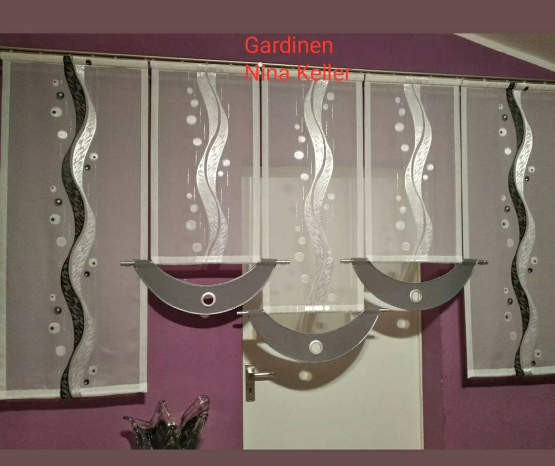 Gardinen Flächengardinen Set modern - Etsy