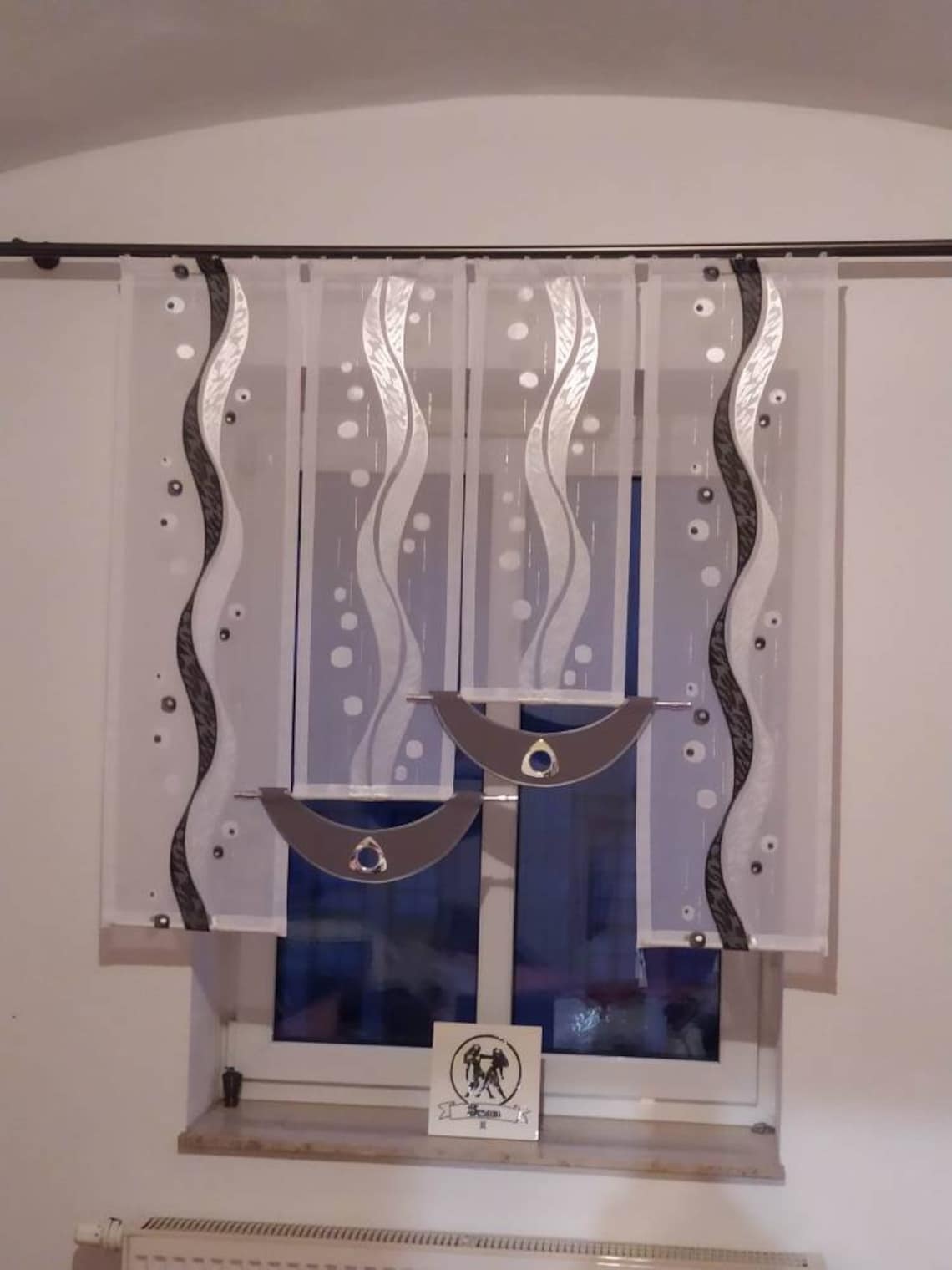 Gardinen - Flächengardinen Set - modern - Etsy.de