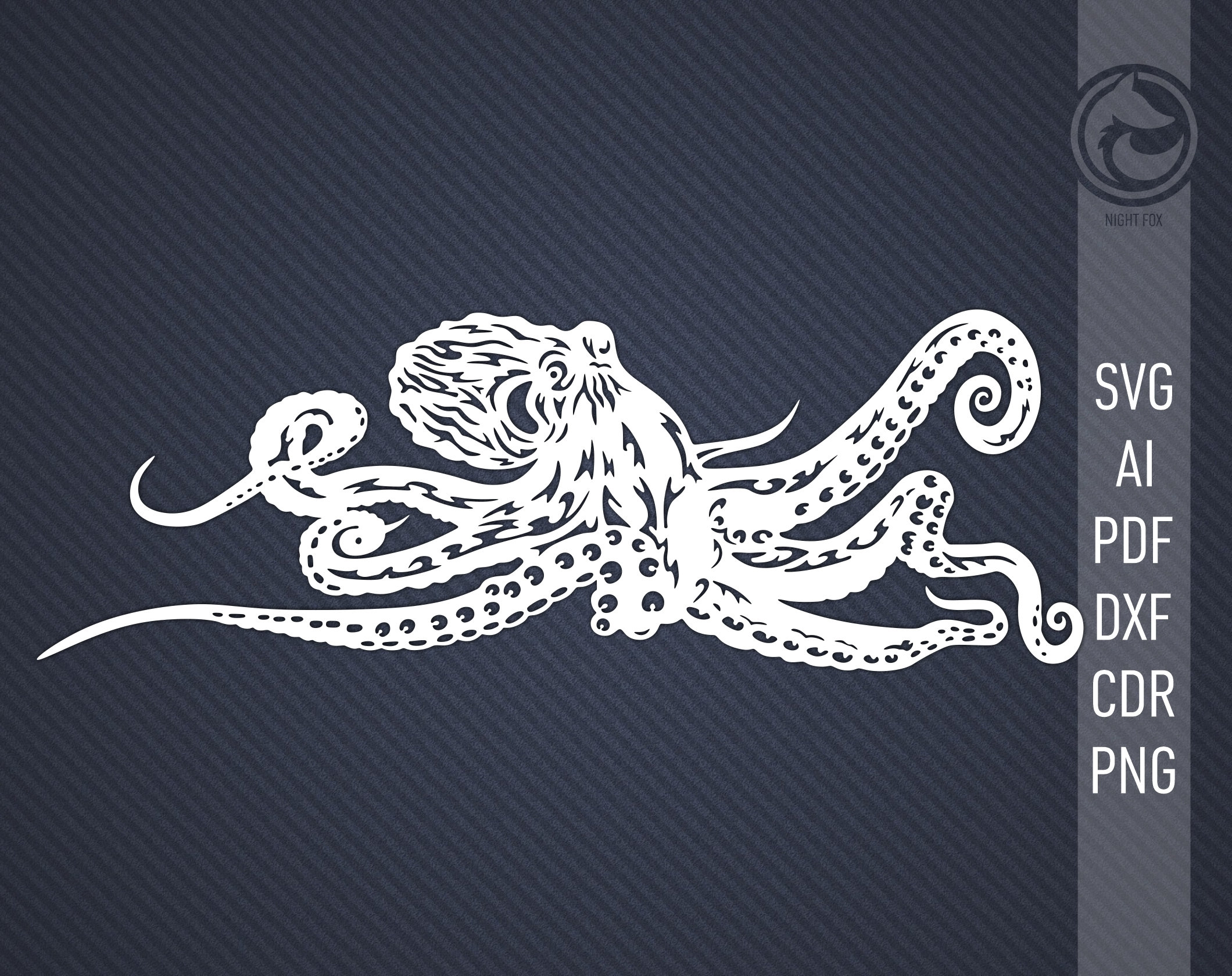 Octopus SVG file octopus dxf cut files for cricut | Etsy