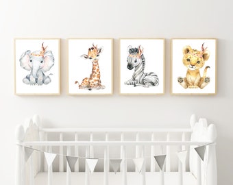 Animal nursery decor | Etsy