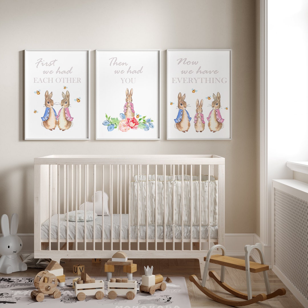 Peter Rabbit Nursery Print Peter Rabbit Nursery Decor - Etsy