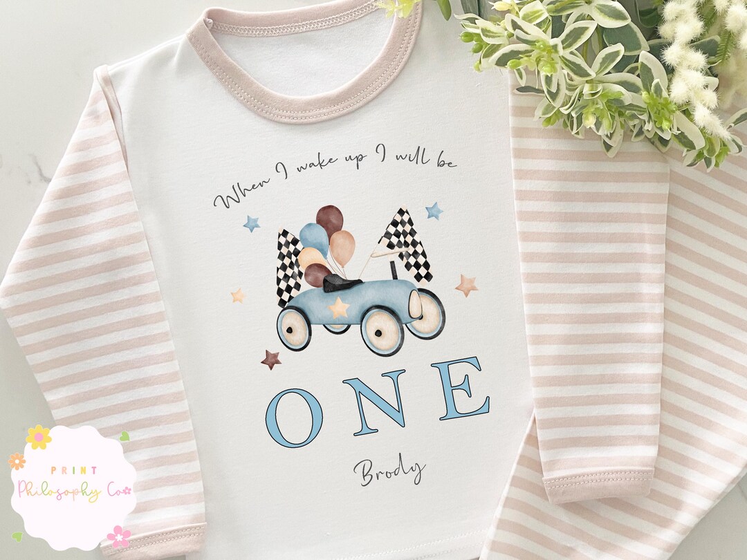Personalised Birthday Pjs, When I Wake up I Will Be 1,2,3 Pyjamas ...