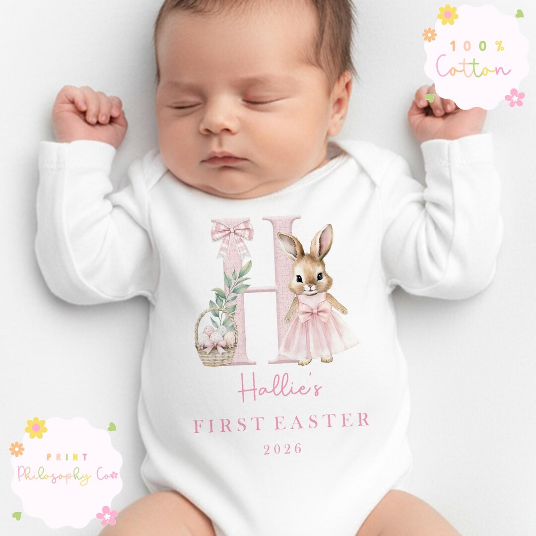 Personalised My First Easter Sleepsuit | Easter Babygrow | Easter ...