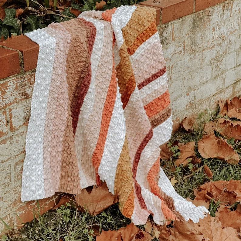 CROCHET PATTERN Jayla Blanket 4 Colourways - Etsy