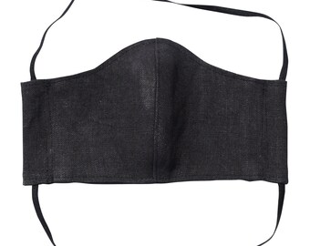 100% Cotton Allah Symbol Arabic Caligraphy Face Mask/black and - Etsy