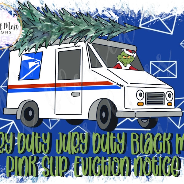 Grinch Postal Truck - Etsy