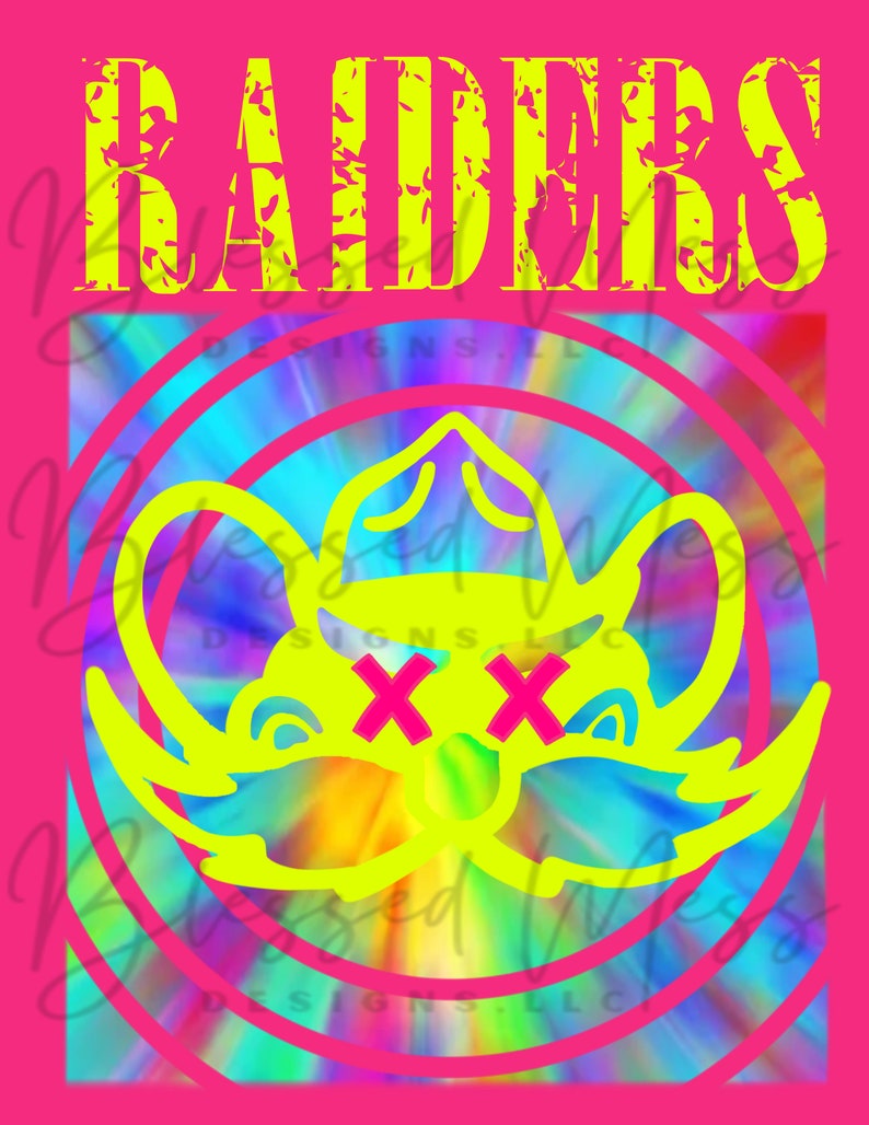 Rock&roll RAIDERS Mascot Digital Download PNG - Etsy