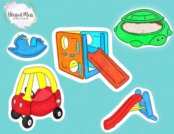 Playground Sticker Bundle Ready for Digital Download Png - Etsy