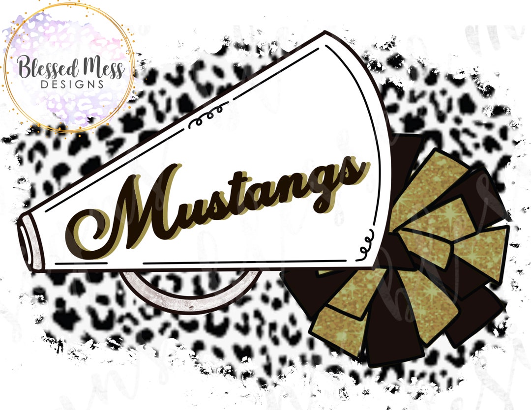 Mustang Megaphone Sublimation Digital Download Png - Etsy