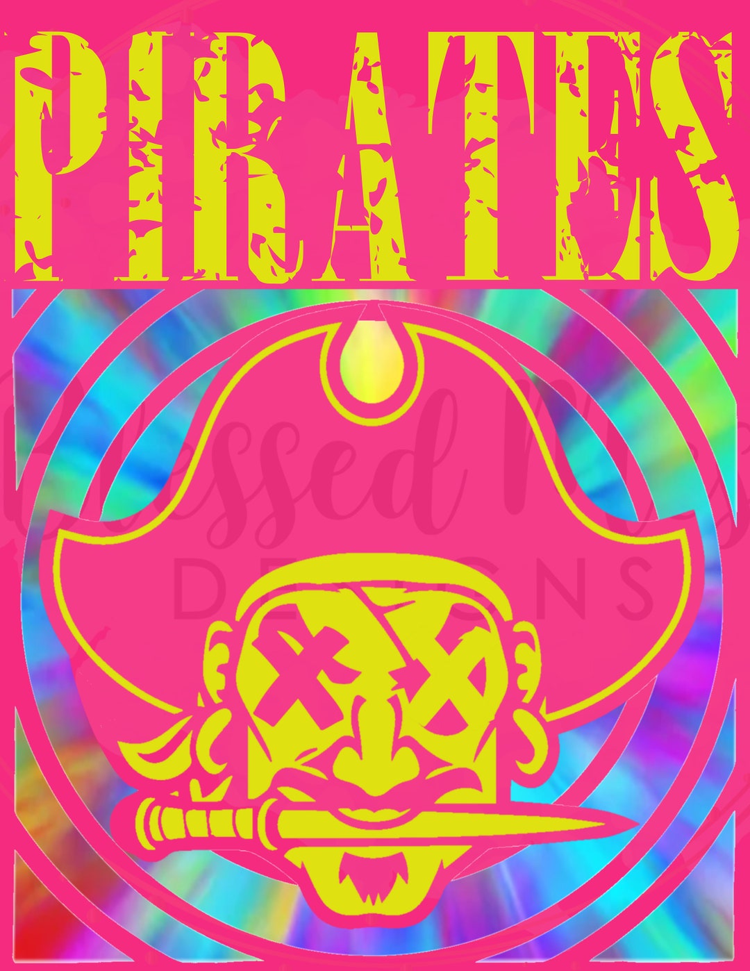 Rock&roll PIRATES MASCOT Digital Download PNG - Etsy