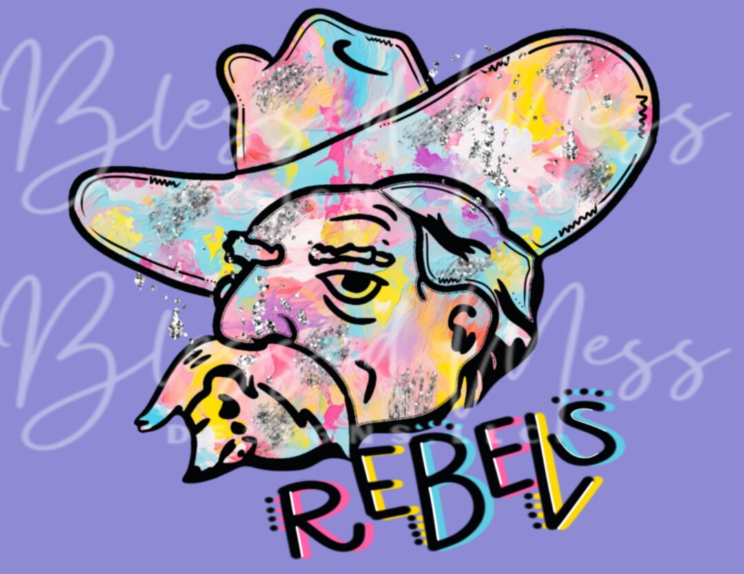 Silver Foil REBELS Mascot Digital Download PNG - Etsy