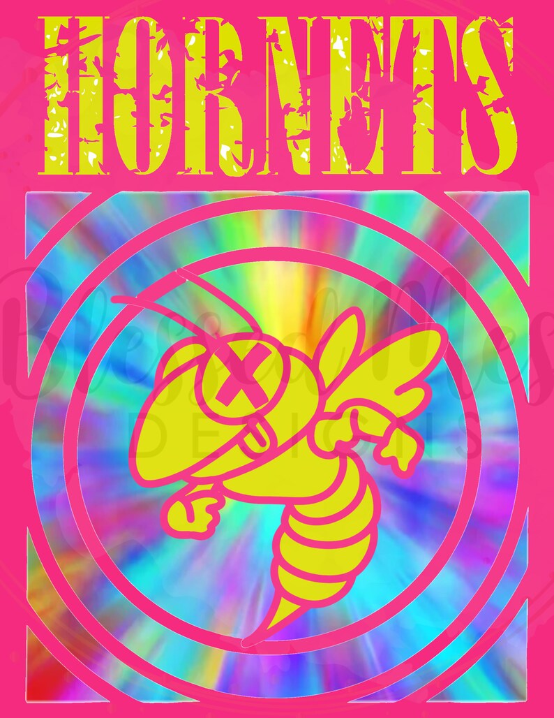 Rock&roll HORNETS MASCOT Digital Download PNG - Etsy