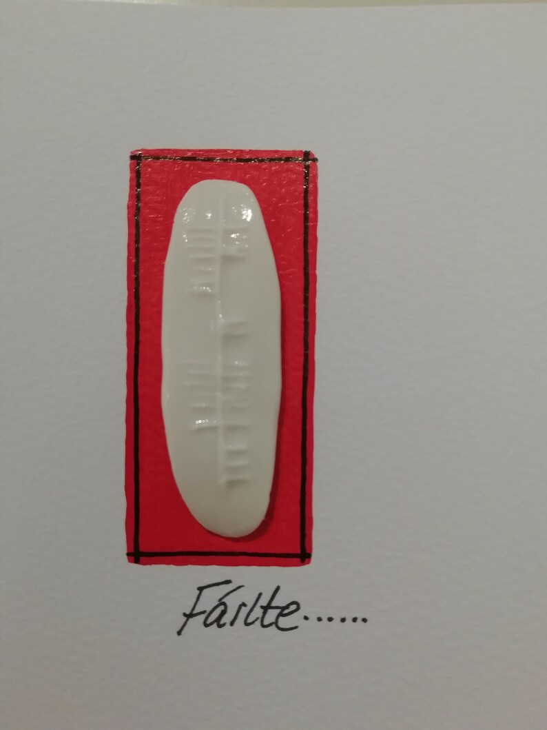 Fáilte gaelic for welcome Handmade Card With - Etsy