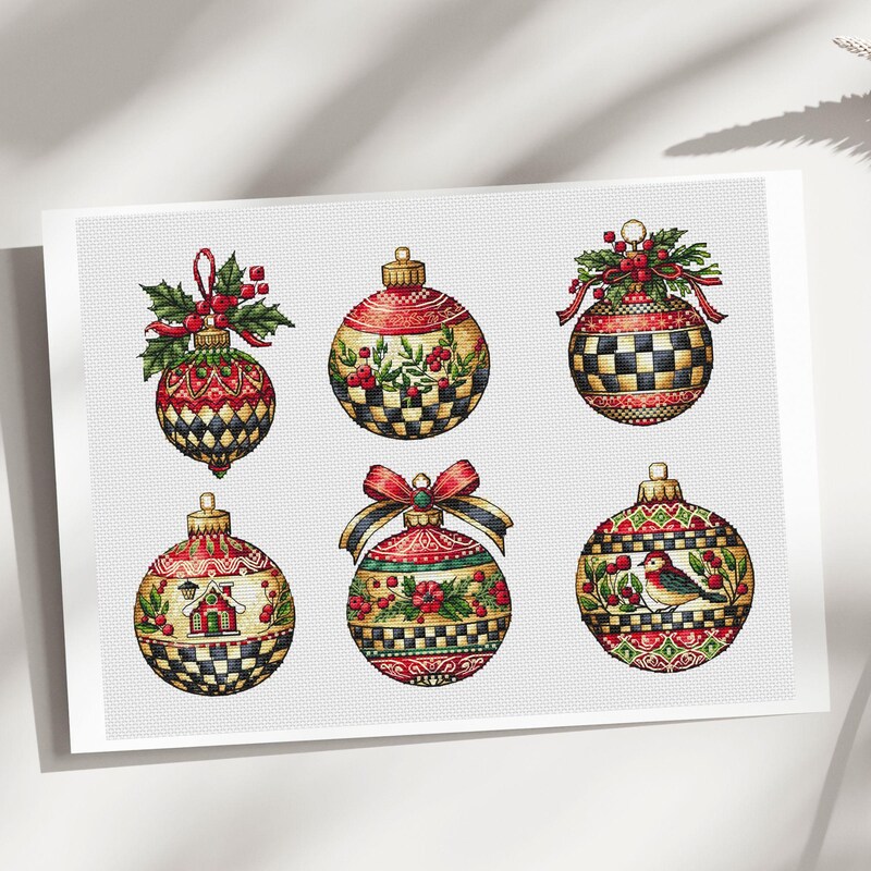 Cross Stitch Ornament Pattern - Etsy