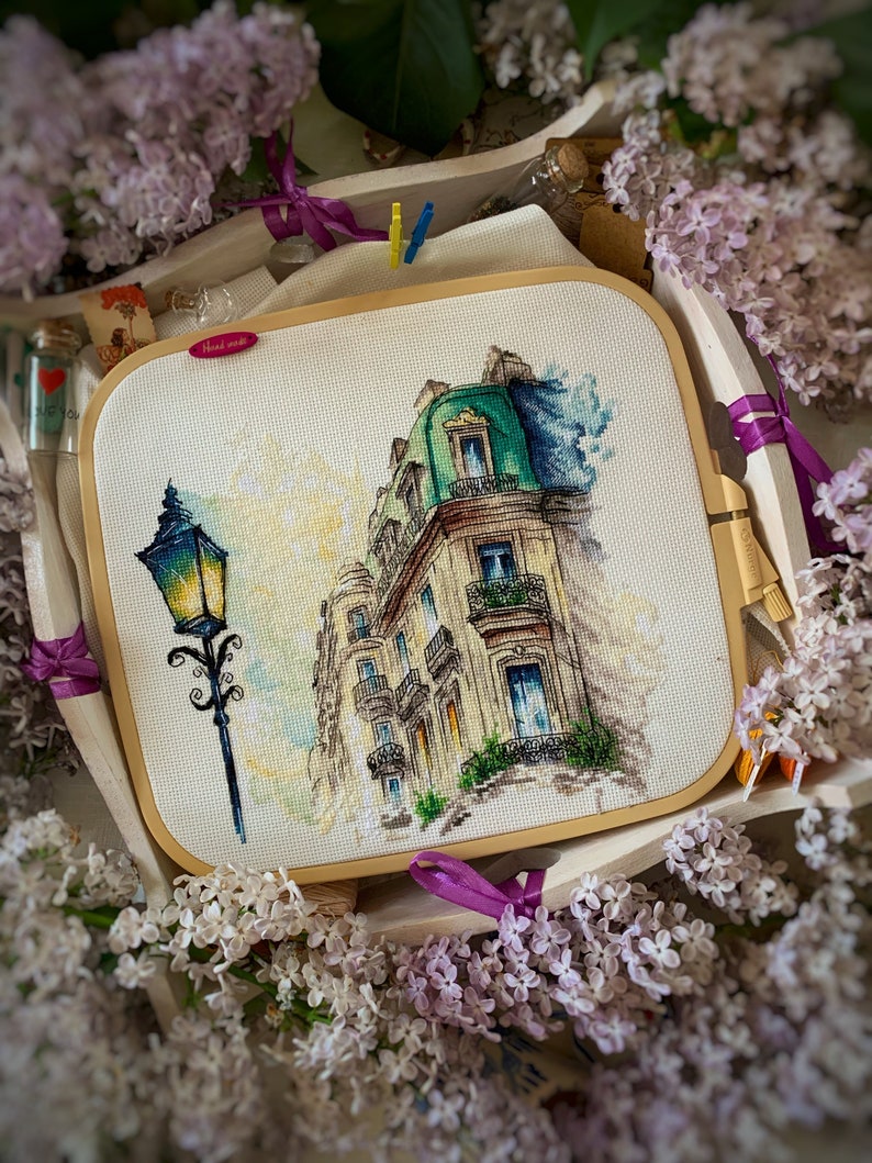 Cross Stitch Pattern European City Landscape Pattern. Digital - Etsy