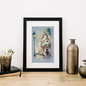 Cross Stitch Pattern European City Landscape Pattern. Digital Pattern ...