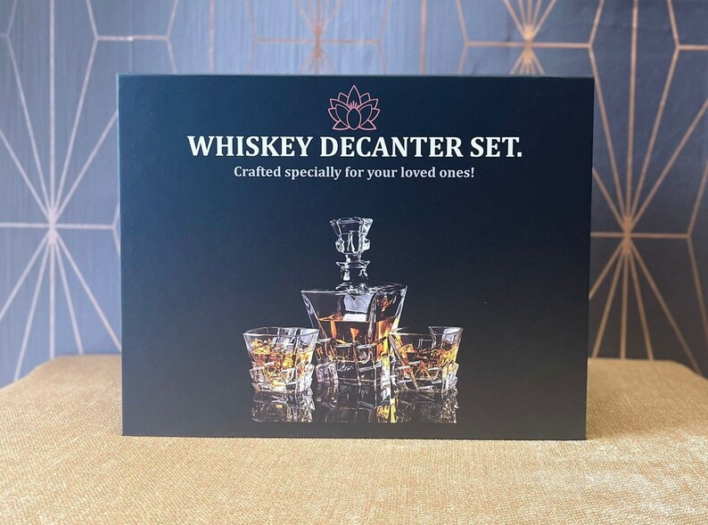 Whisky Spirit Decanter Crystal Glass 800 Ml Perfect Gift for - Etsy UK