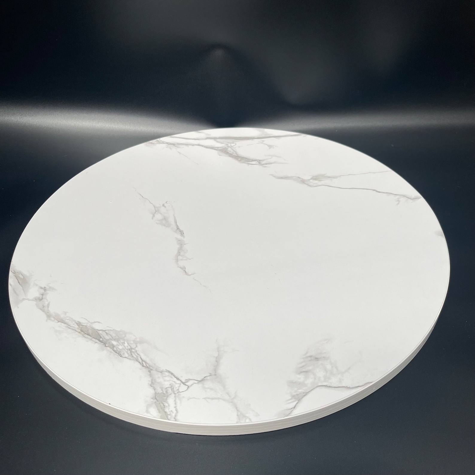 50 Cm White Marble Wood Cake Tray - Etsy UK