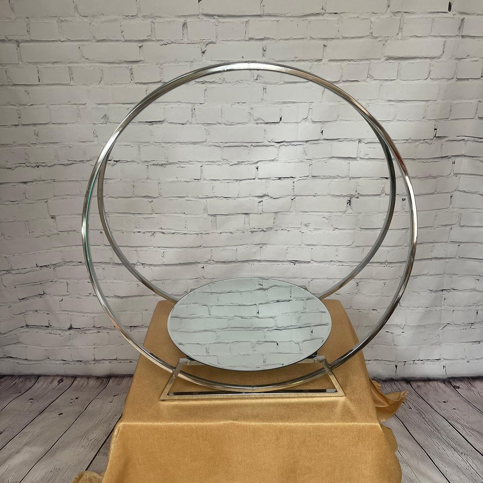 Silver / Gold/ White or Black 70 Cm Double Hoop Metal Tall | Etsy UK