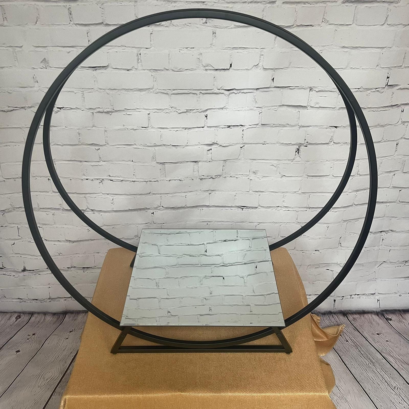 Silver / Gold/ White or Black 70 Cm Double Hoop Metal Tall | Etsy UK