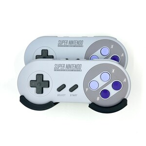 SNES Dual Controller Wall Mount/stand (CORDLESS) - Etsy