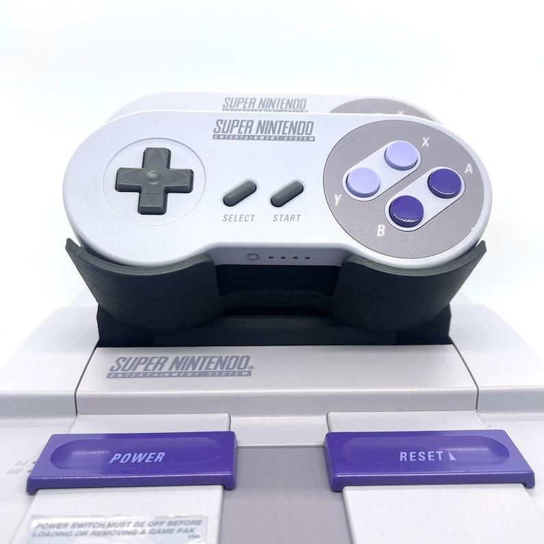 SNES Dual Cordless Controller In-console Display - Etsy