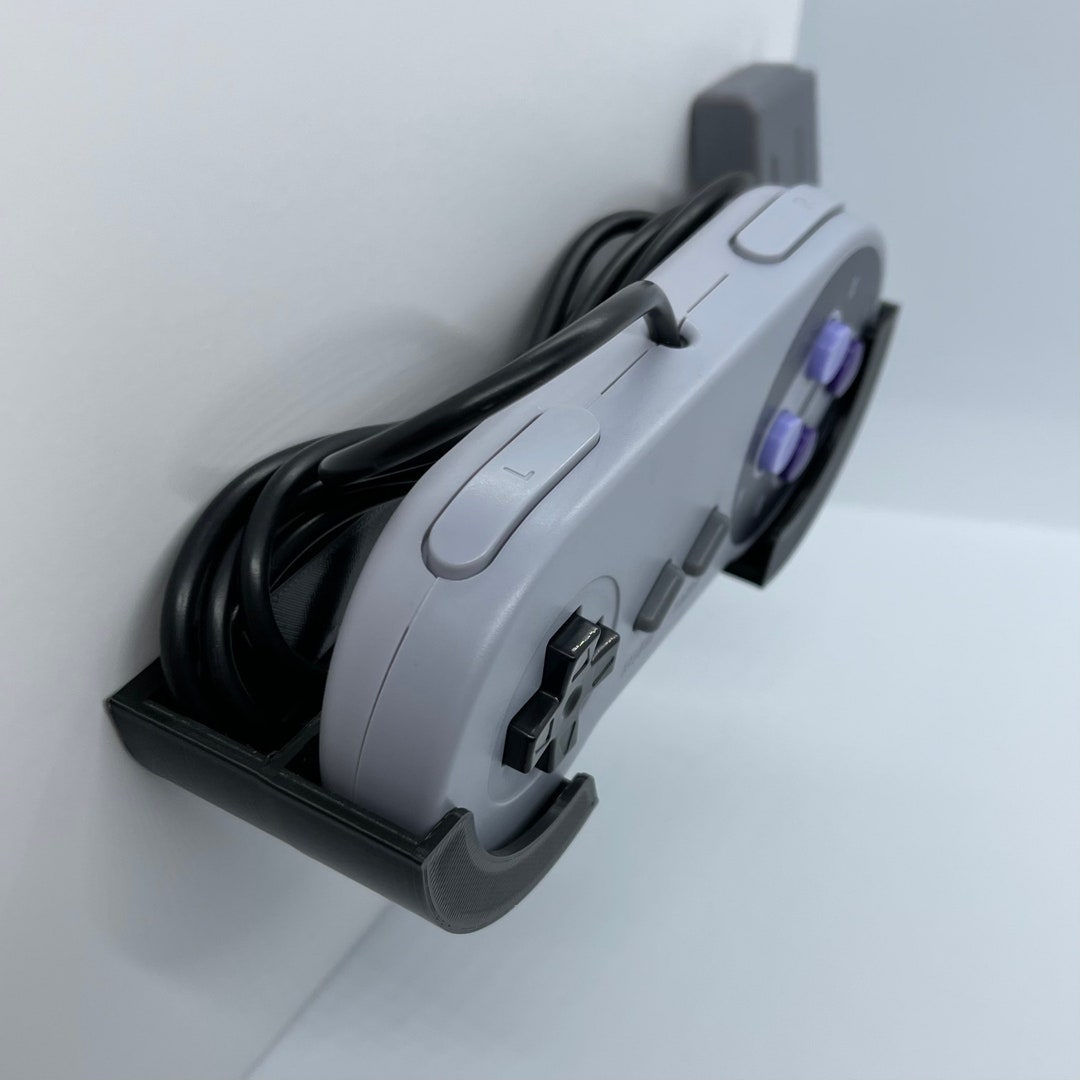 SNES Corded Controller Wall Mount - Etsy
