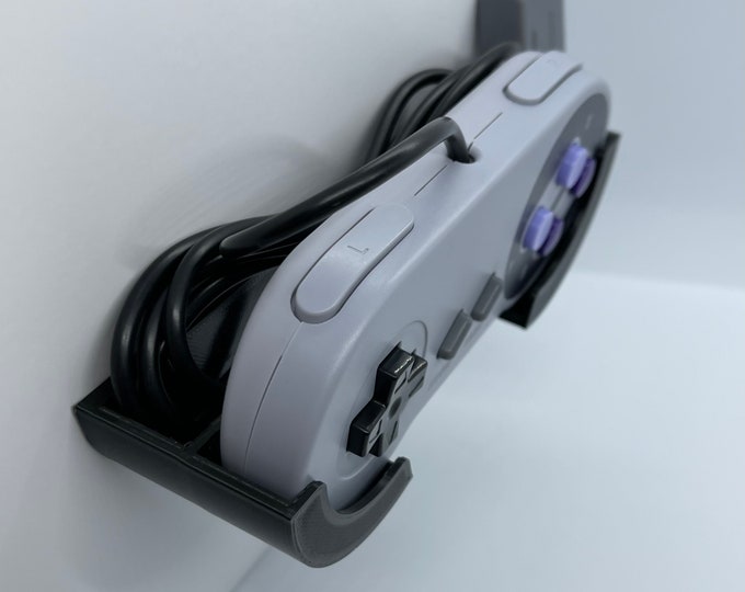 SNES Corded Controller Wall Mount - Etsy
