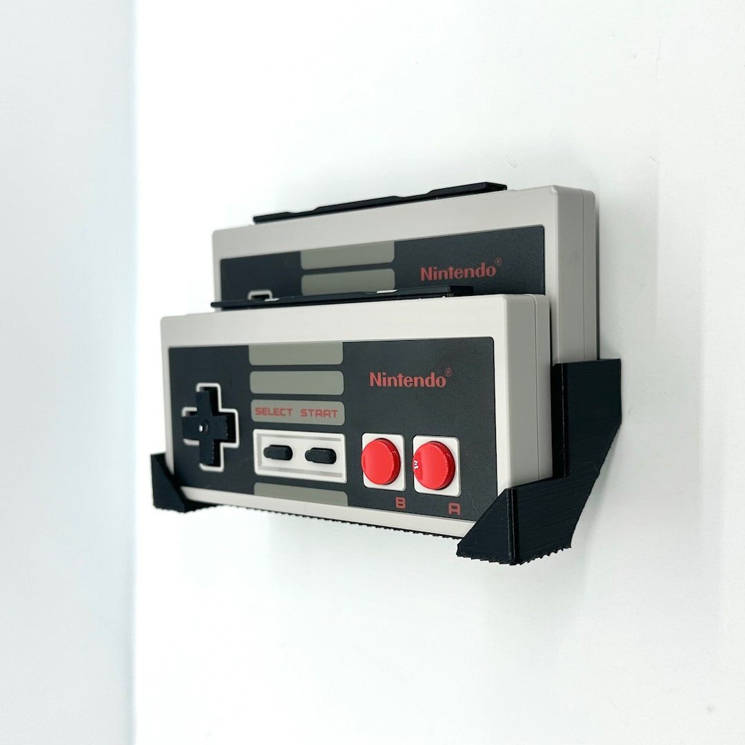 NES Dual Controller Wall Mount (CORDLESS) - Etsy
