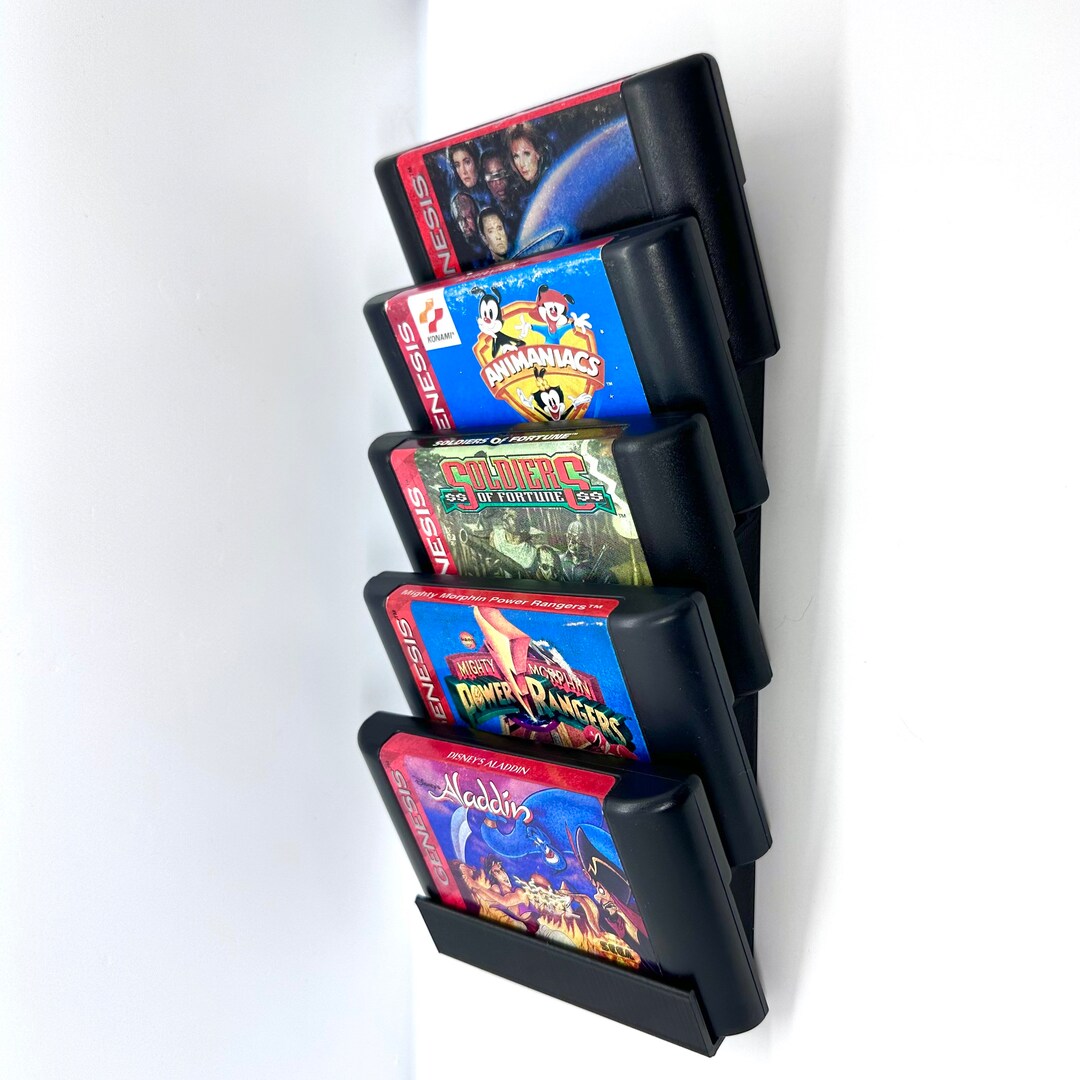 Sega Genesis 5-cartridge Wall Mount - Etsy
