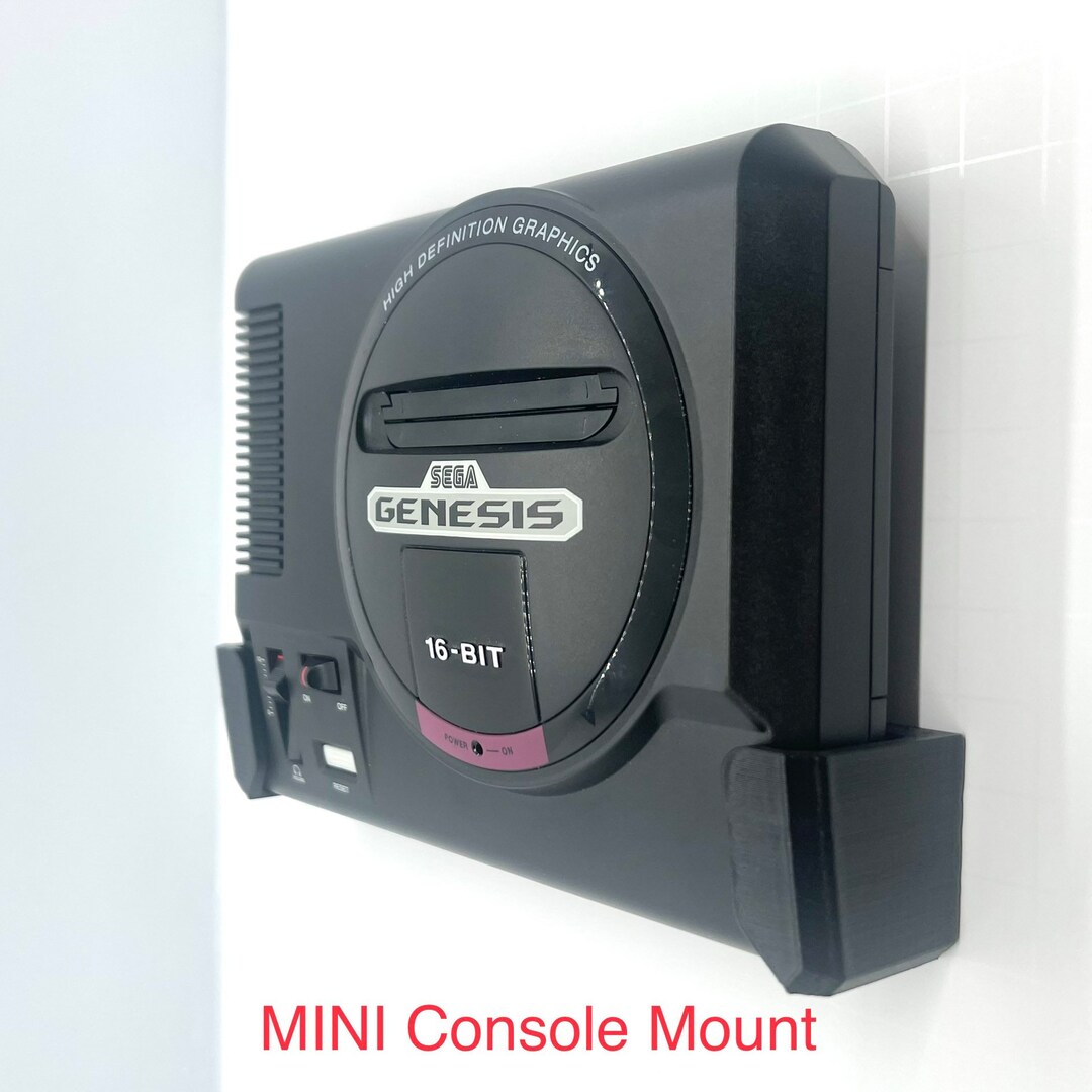 Mini Sega Genesis (gen 1) Console Wall Mount (SCREWS INCLUDED) - Etsy