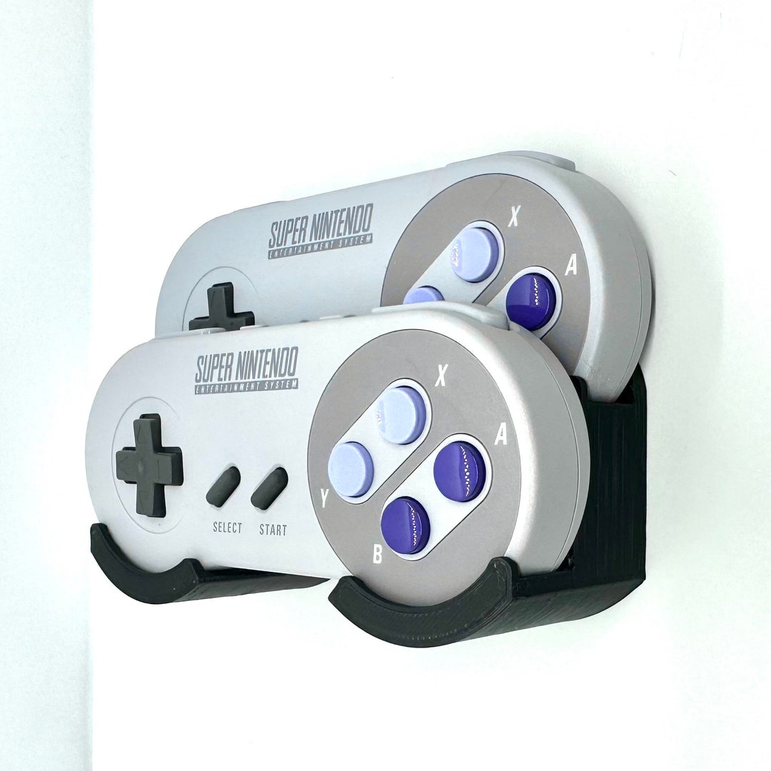 SNES Dual Controller Wall Mount/stand (CORDLESS) - Etsy
