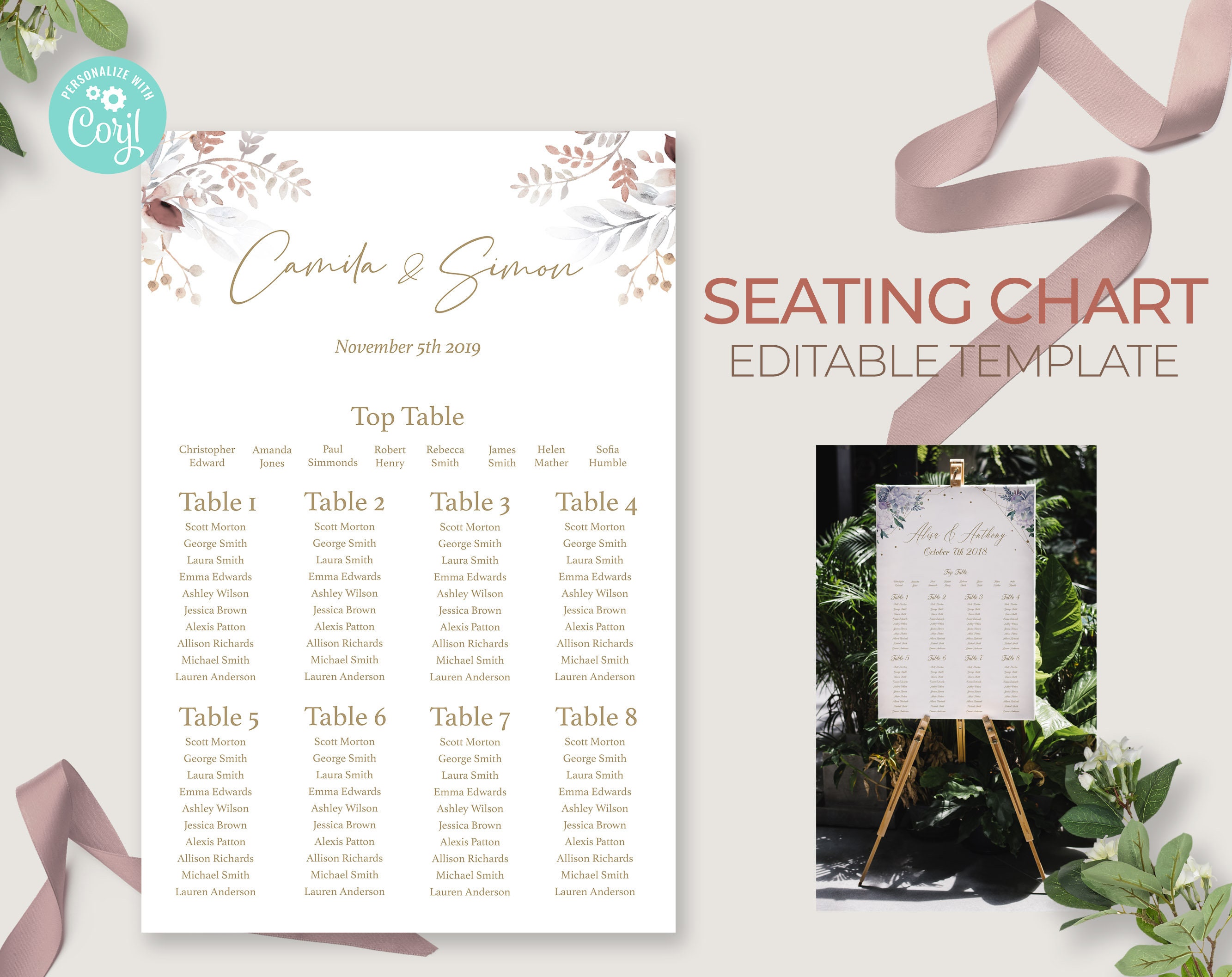 seating-chart-editable-template-printable-seating-chart-etsy