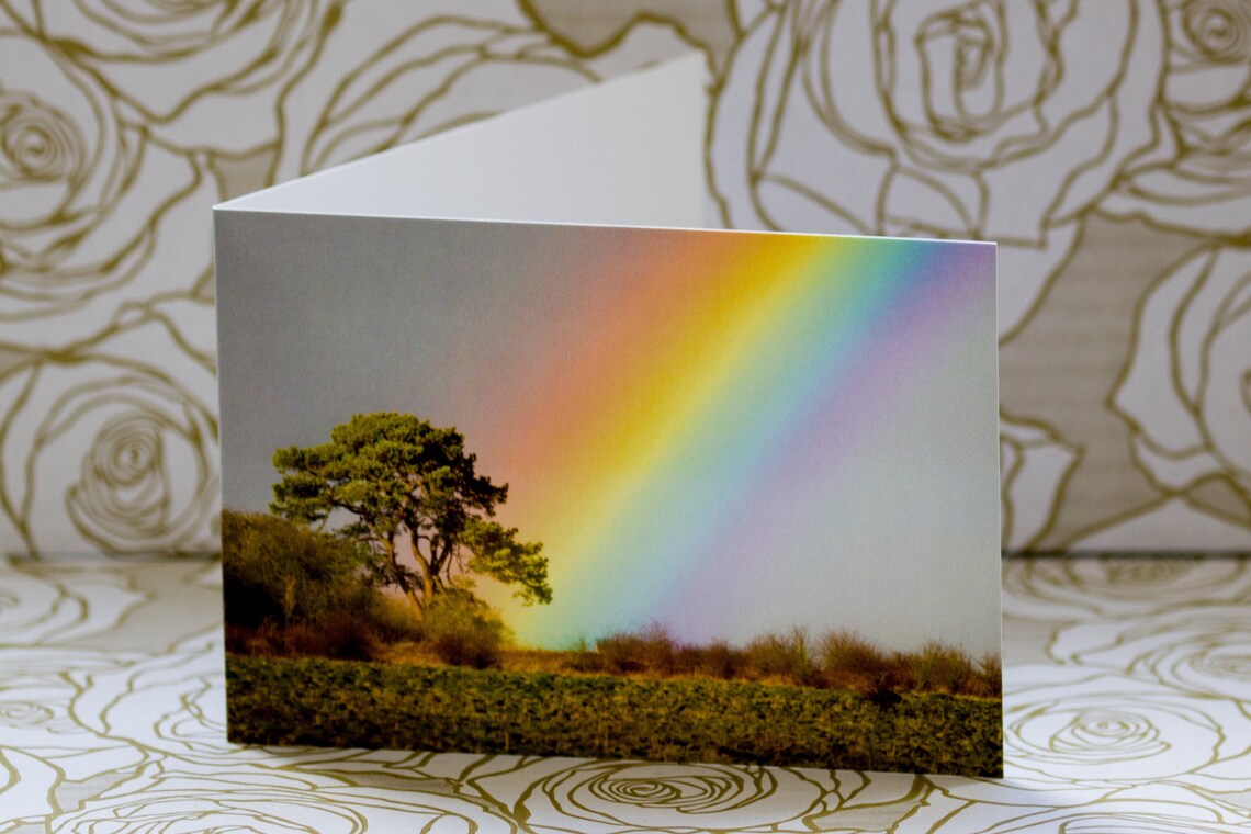 Rainbow Blank Greeting Card Photo Card Card for Any - Etsy UK