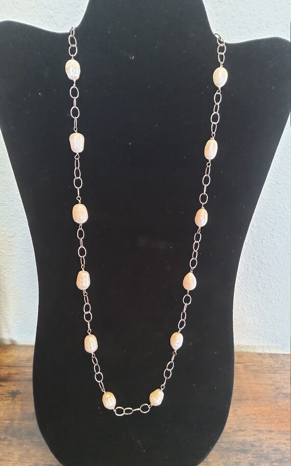 sterling silver loop chains - Gem