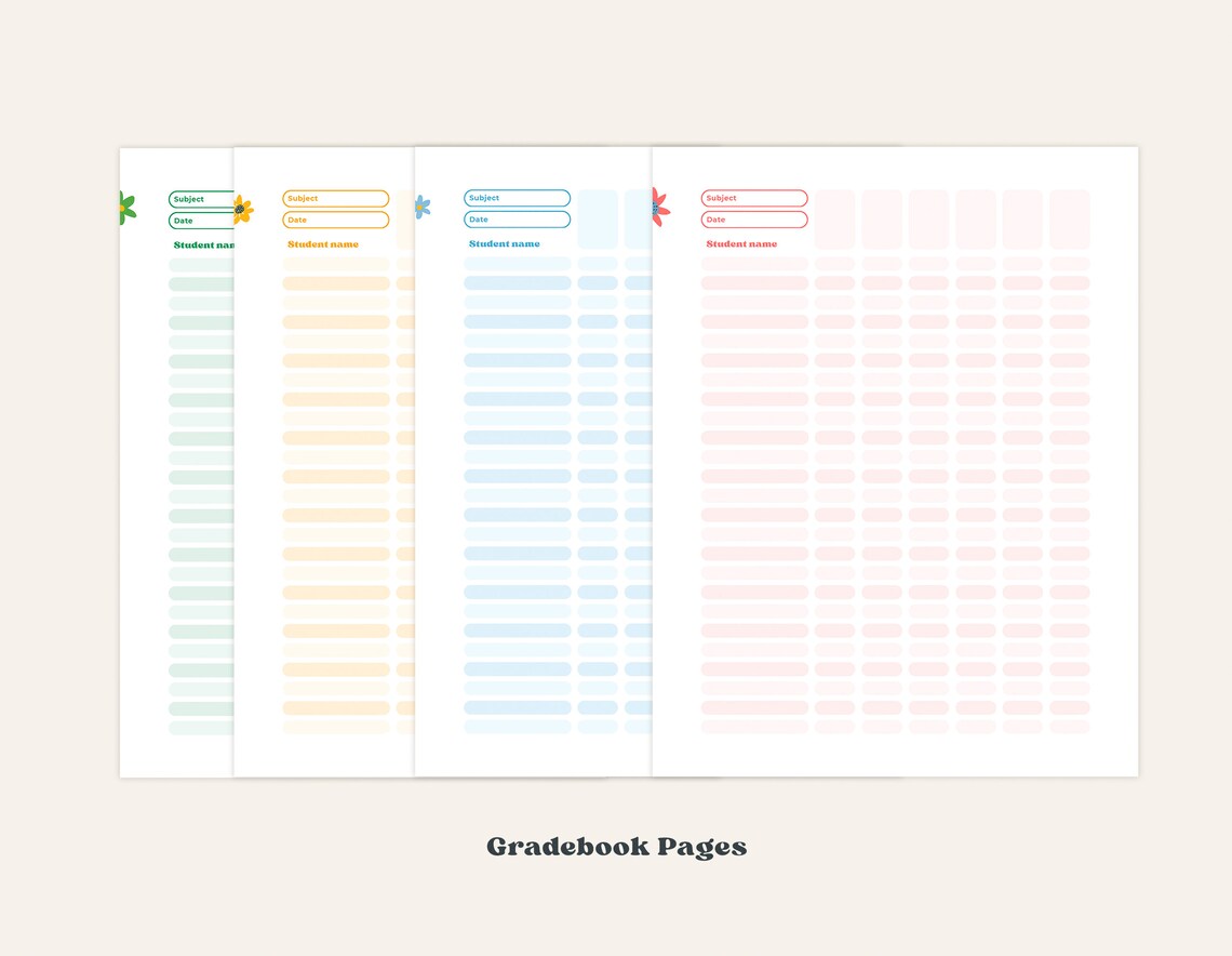 Classroom Binder Covers and Spines, Editable Groovy Retro Teacher ...