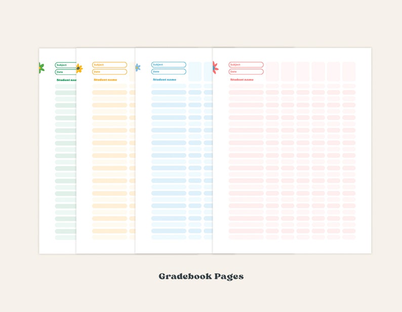 Classroom Binder Covers and Spines, Editable Groovy Retro Teacher ...