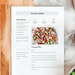 Editable Recipe With MS Word, Google Docs, and Canva Recipe Template ...