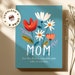 Mother's Day Printable Card Just Like Flowers Happy Card, Gift Card ...