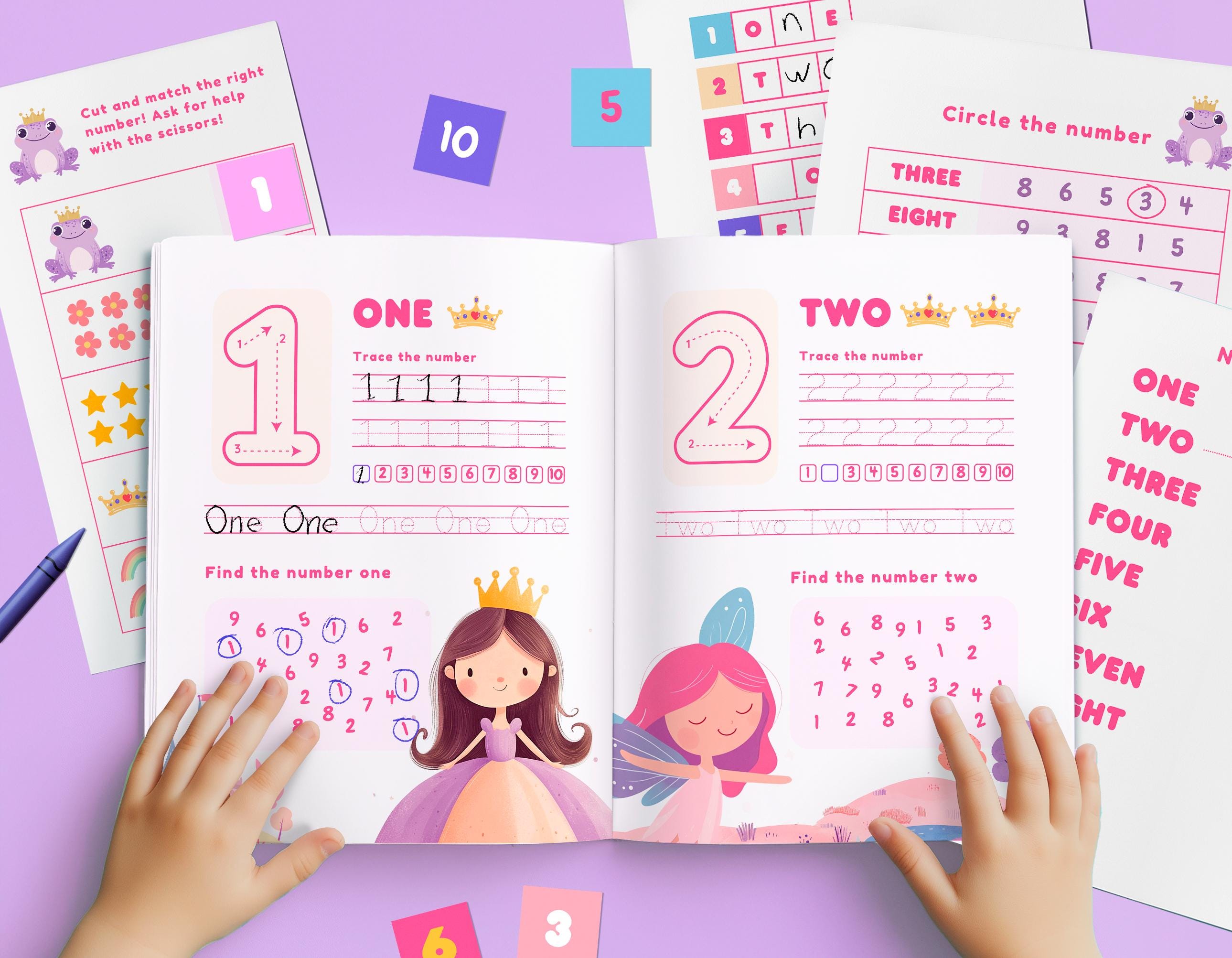 Magical Busy Book Printable Princess & Unicorn Activities for Girls ...