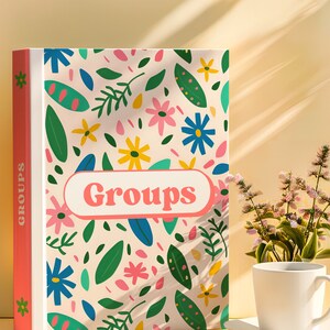 Classroom Binder Covers and Spines, Editable Groovy Retro Teacher ...