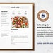 Editable Recipe With MS Word, Google Docs, and Canva Recipe Template ...