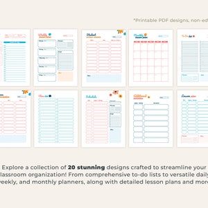 Classroom Binder Covers and Spines, Editable Groovy Retro Teacher ...