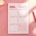 Five Days Weekly Planner the Red Adventure Undated Weekly Planner ...